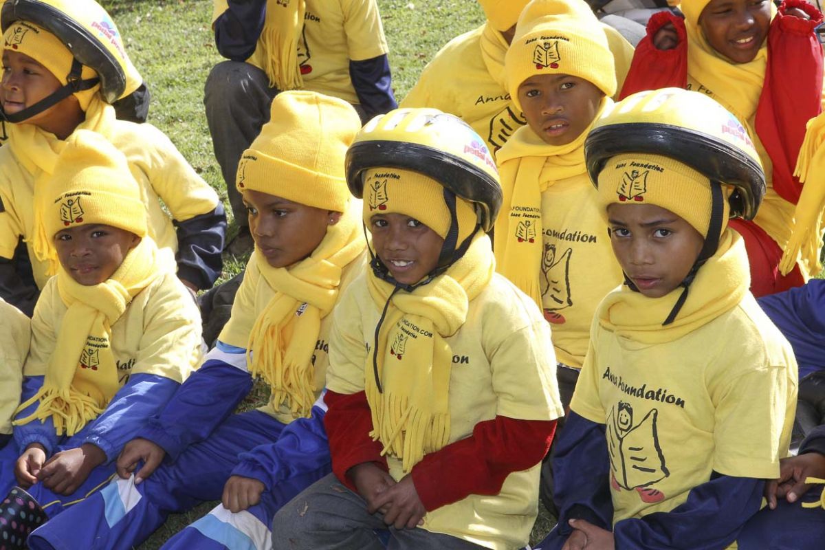 Absa Cape Epic | Anna Foundation gets its kids on a roll