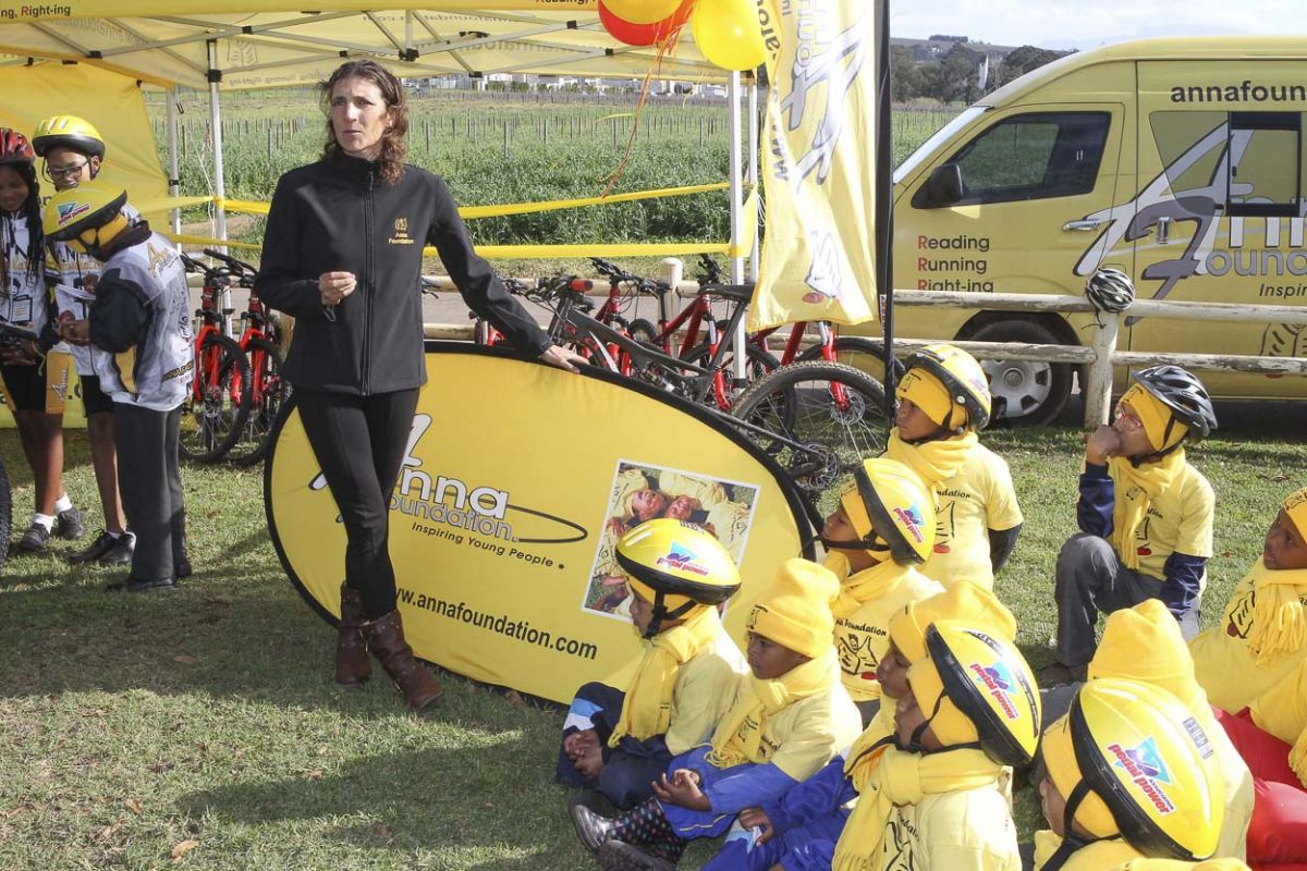 Absa Cape Epic | Anna Foundation gets its kids on a roll